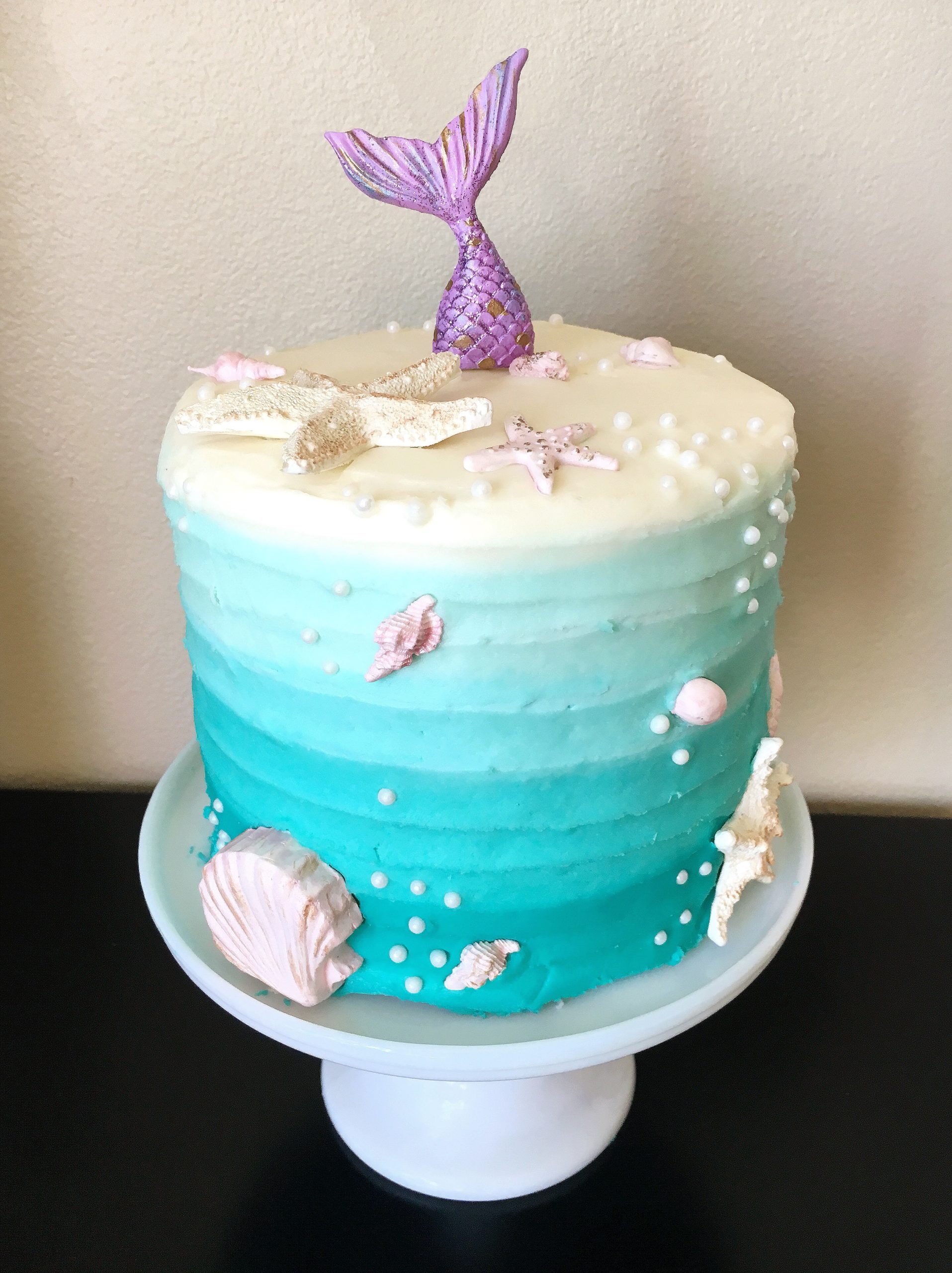 Vanilla Layer Cake with Vanilla Buttercream Frosting | A Hint of Honey