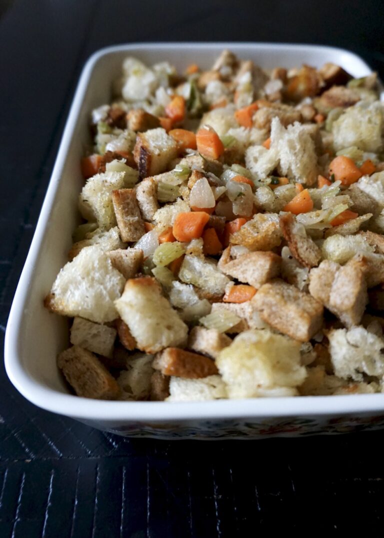 Classic Turkey Stuffing | A Hint of Honey